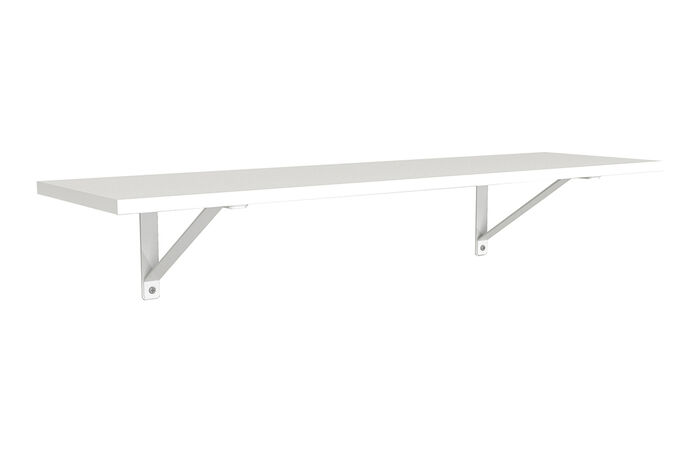 4 Ft White Laminate Shelf Kit | ClosetMaid