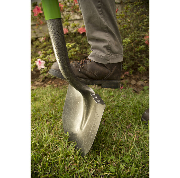 Long Fiberglass Handle Round Point Shovel | Home by AMES