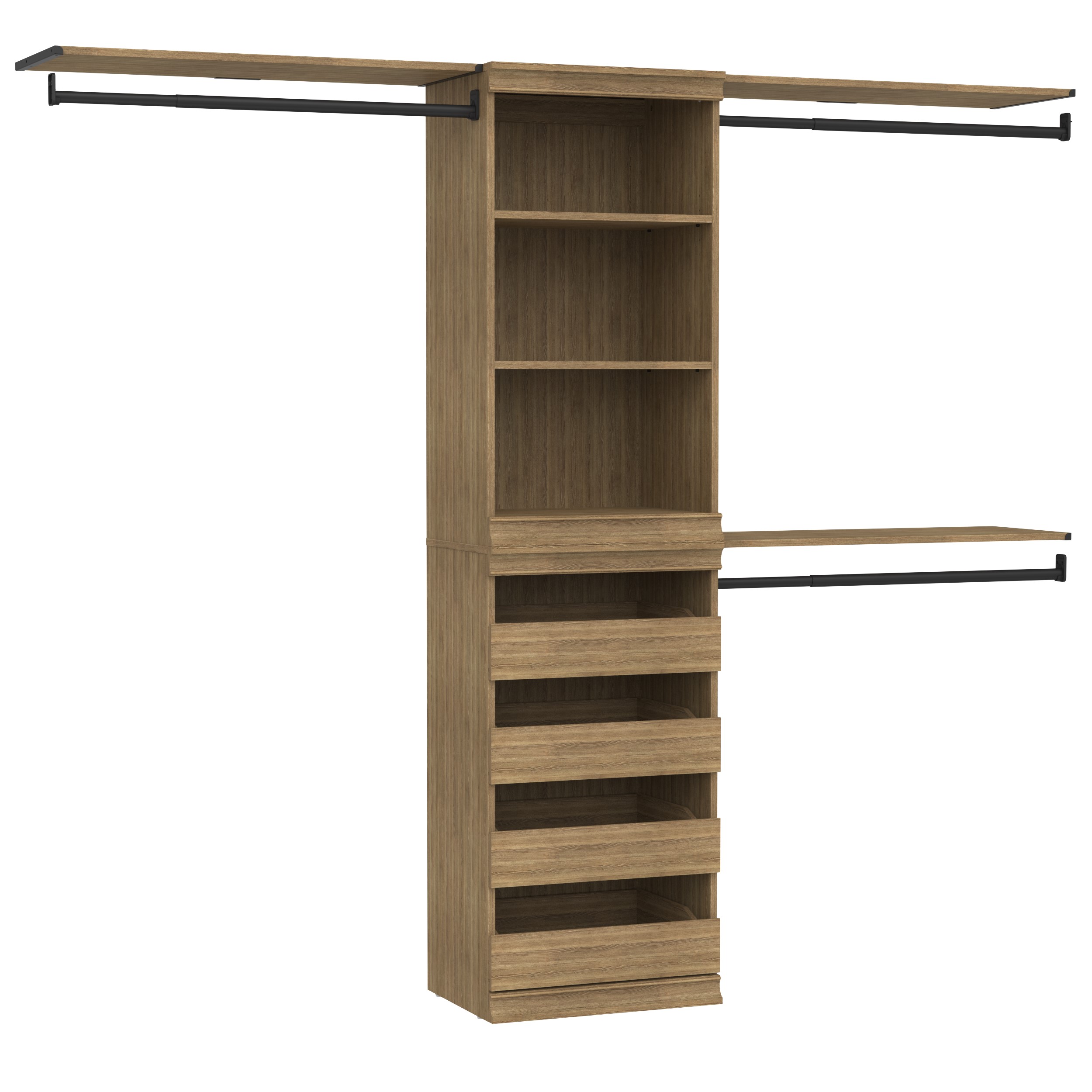 Shelf, Drawer & Three Hang Rod Kit | Home by AMES