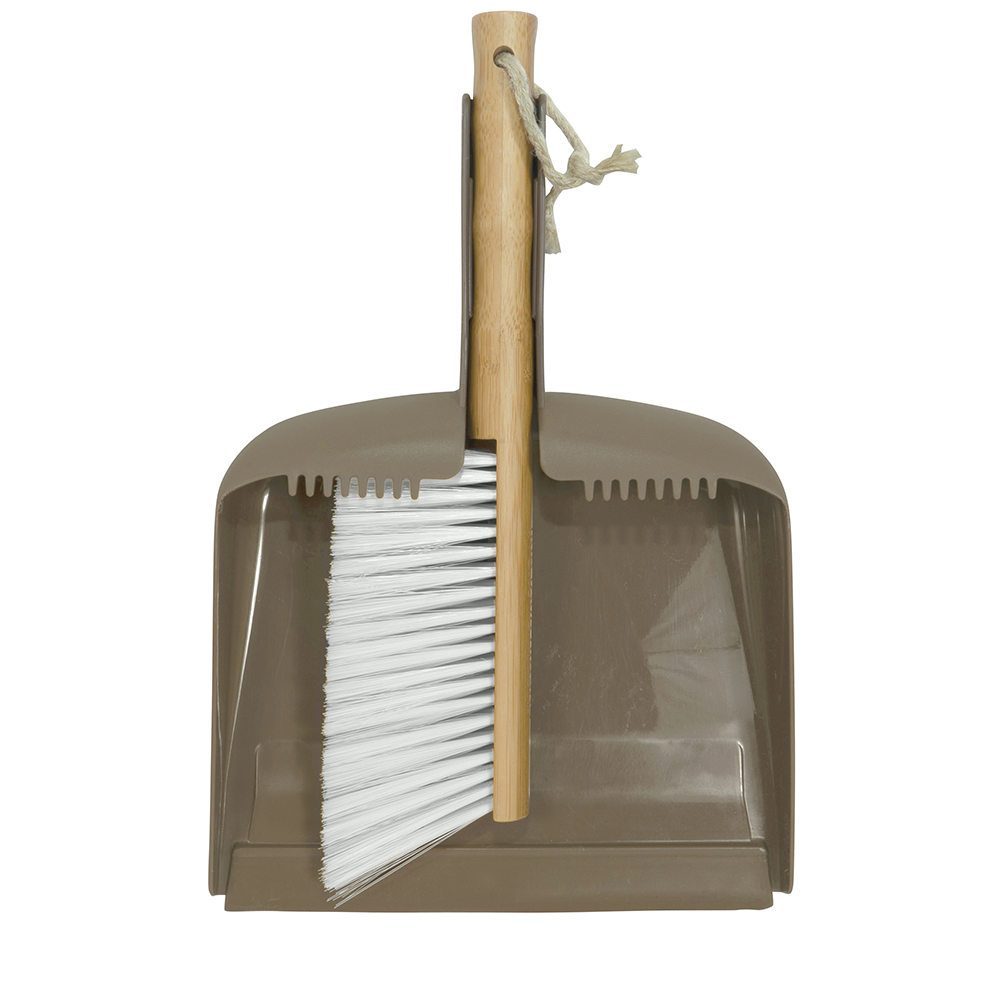 Bamboo counter brush and dustpan set | Home by AMES