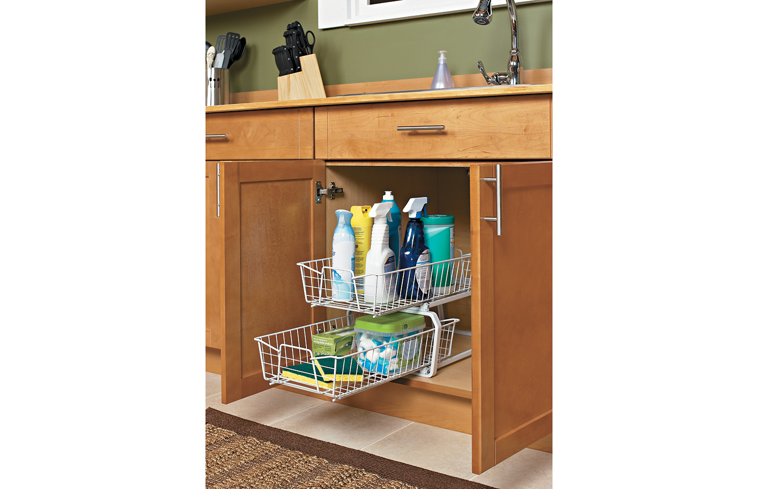 12 in. 2-Tier Cabinet Organizer | Home by AMES
