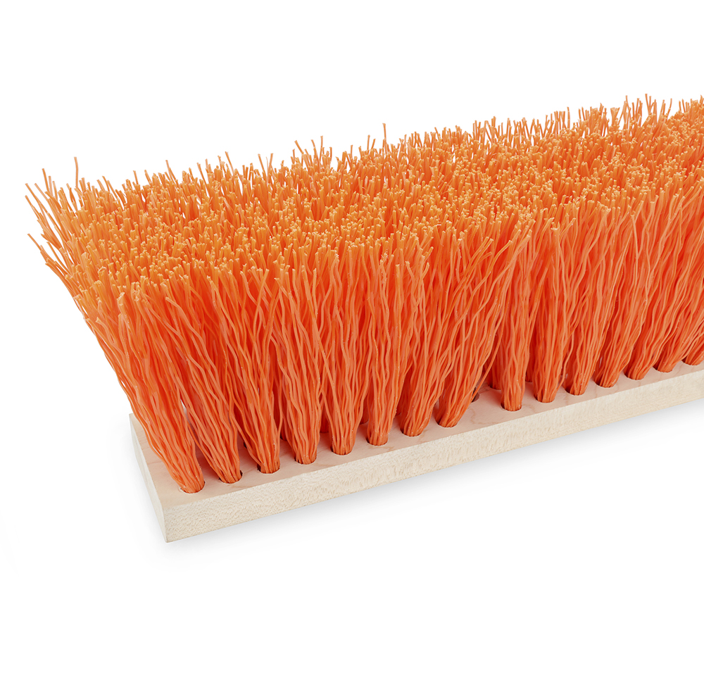 16 IN Safety Orange Street Push Broom | Home by AMES