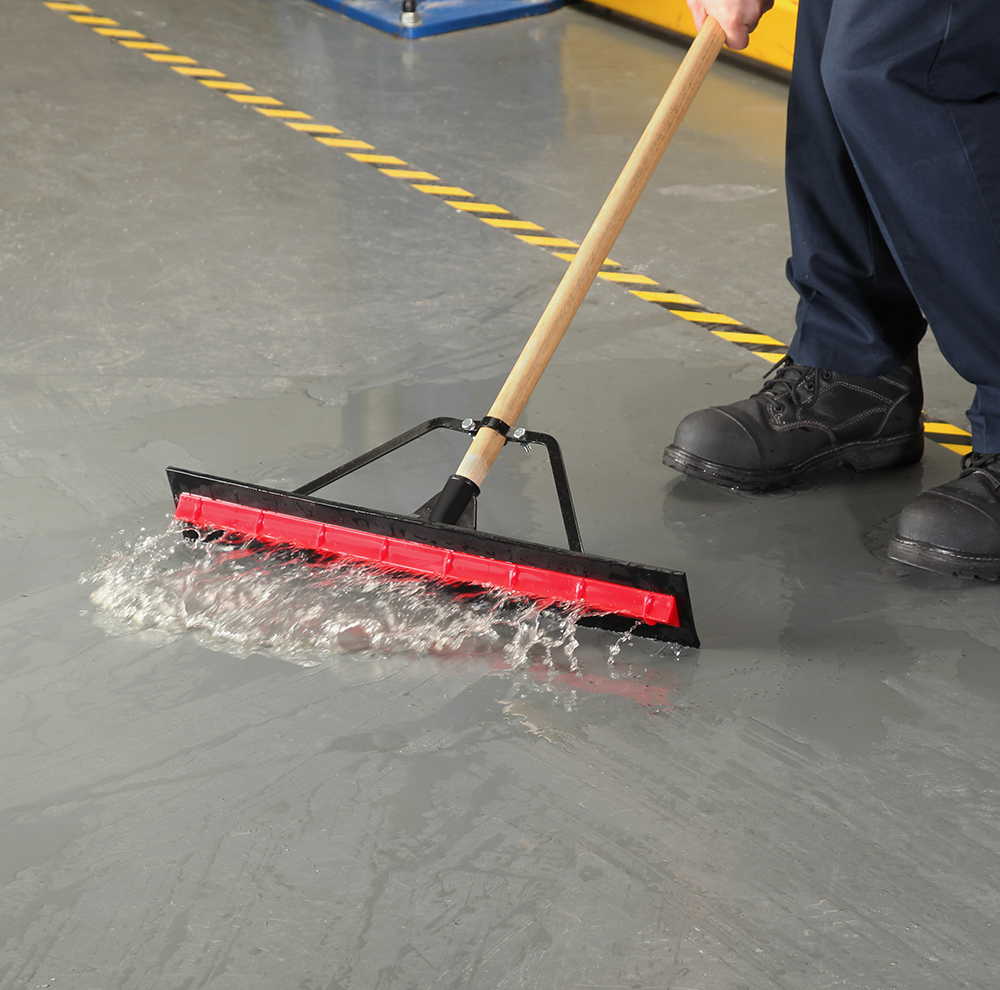 24 IN Assembled PowrWave Rubber Floor Squeegee | Home by AMES