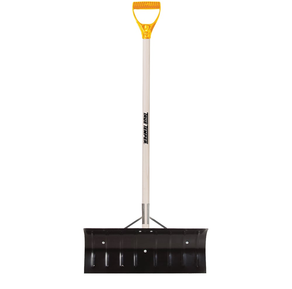 24 Inch Steel Snow Pusher with D-Grip | Home by AMES