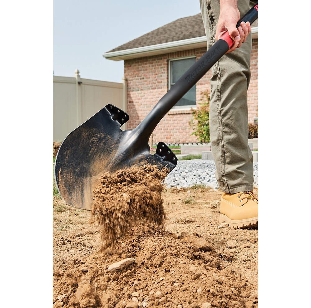 PowerEdge Digging Shovel with Fiberglass Handle | Home by AMES