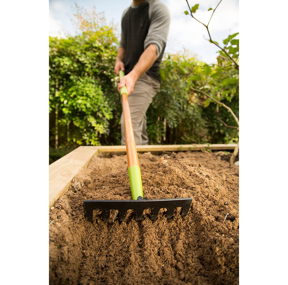 7-Tine Welded Floral Level Rake | Home by AMES