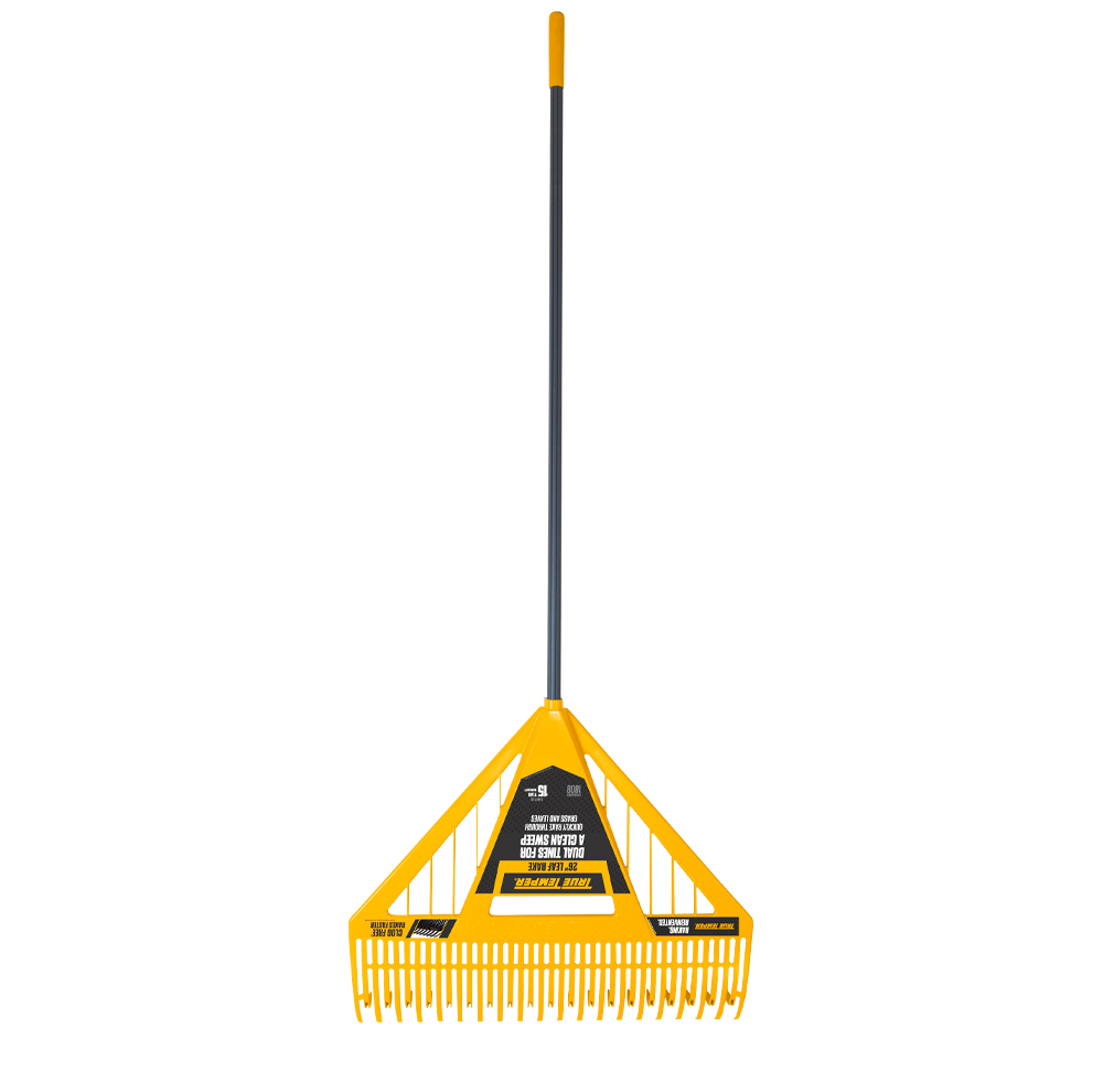 26 Inch Dual Tine Poly Leaf Rake | Home by AMES