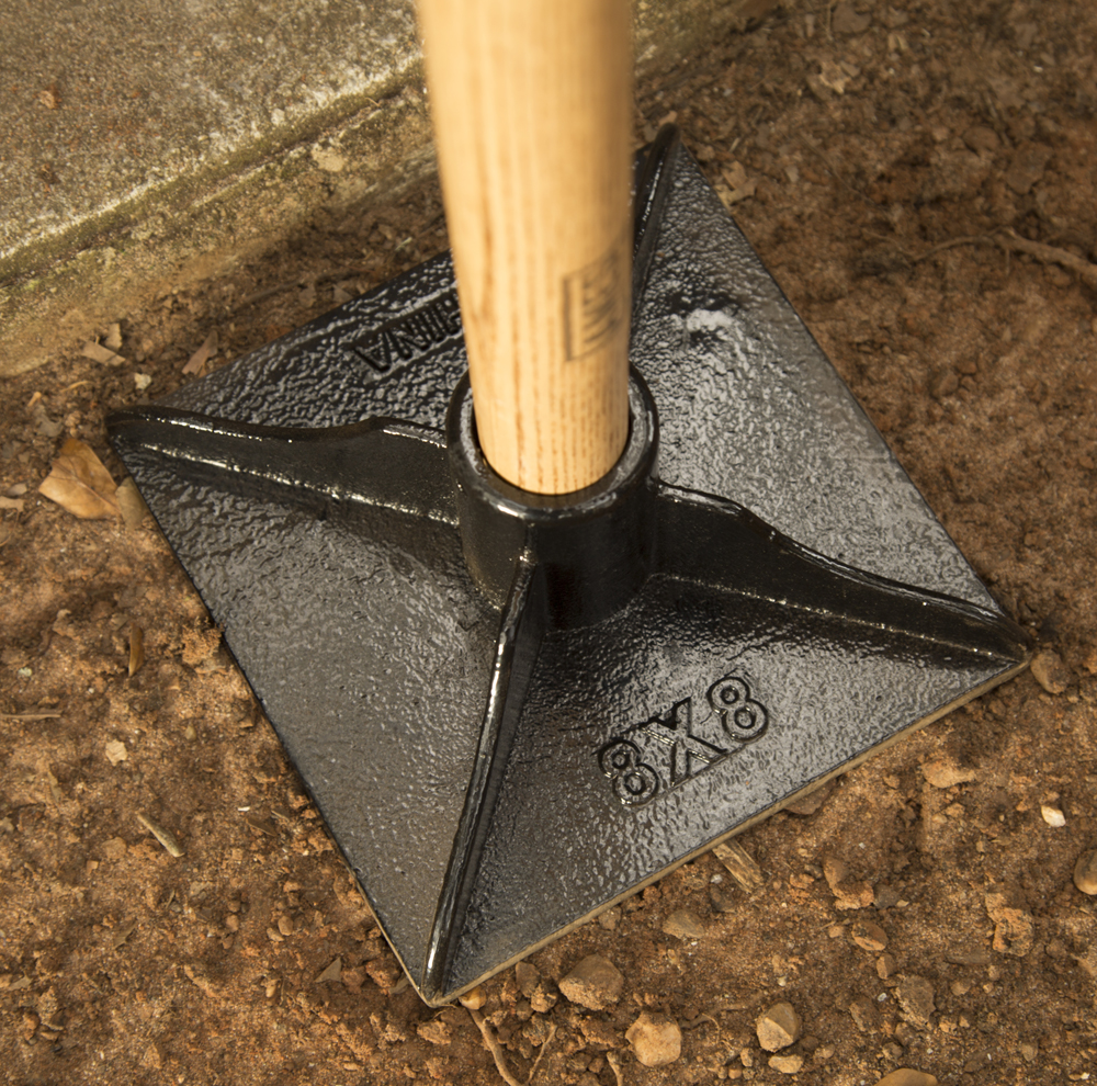 8 in. x 8 in. Steel Tamper | Home by AMES