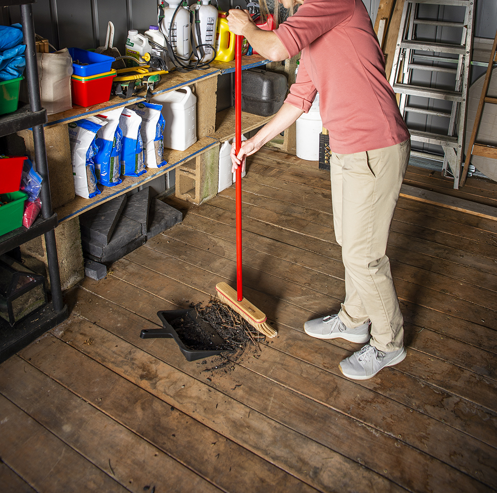 12 IN Smooth Sweep Indoor Upright Broom | Home by AMES