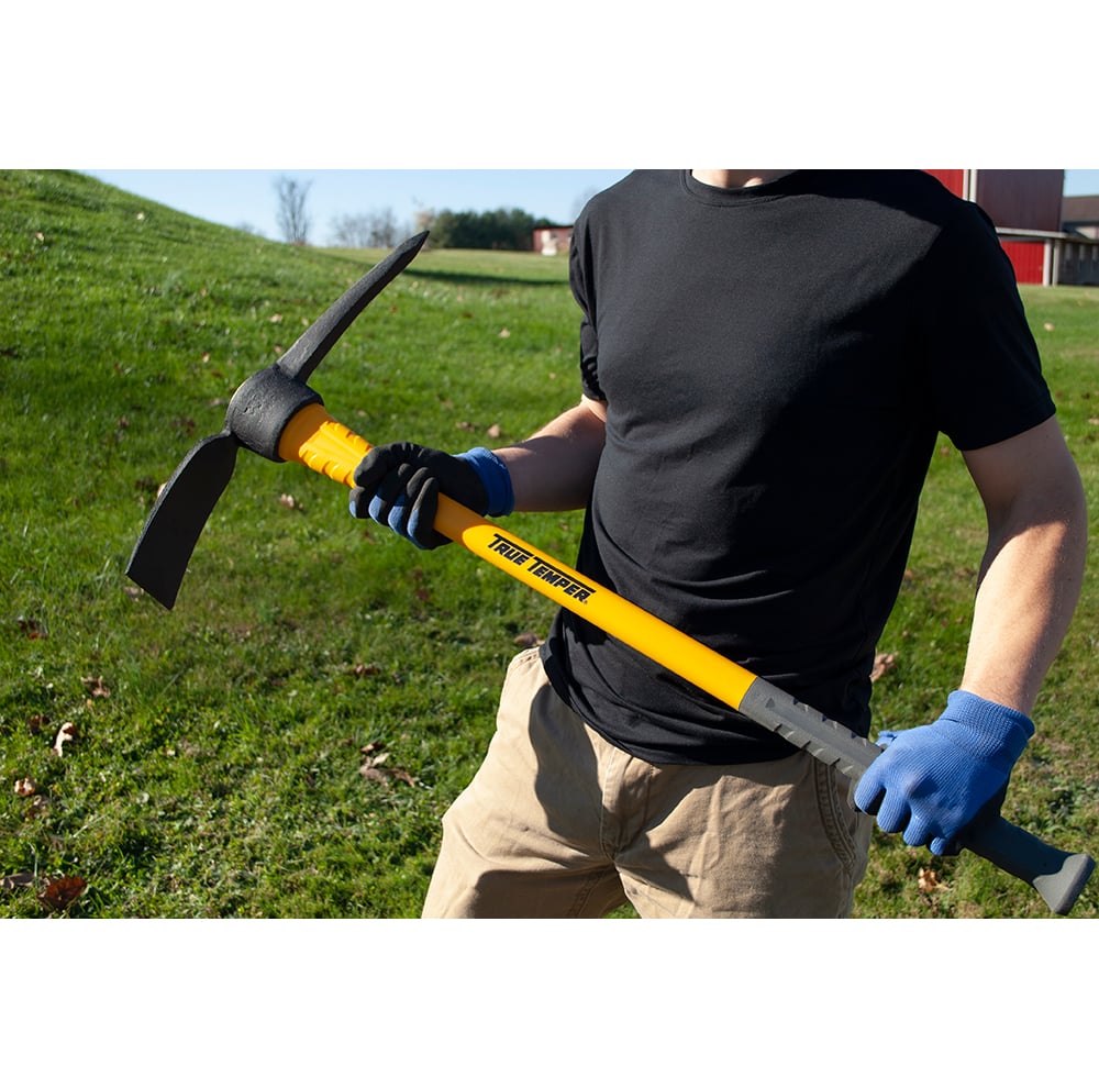 TOUGHSTRIKE 5 lb. Pick Mattock, Fiberglass Handle | Home by AMES