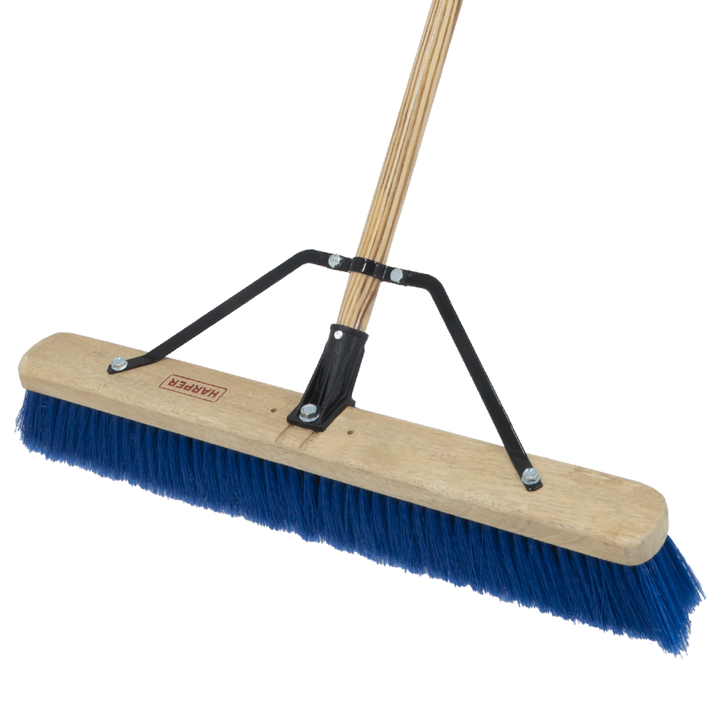 24 IN All-Purpose Broom With Bolt-On Connector and Brace | Home by AMES