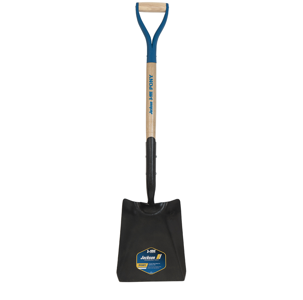 Square Point Shovel with Solid Shank, No-step, and Armor D-grip | Home ...