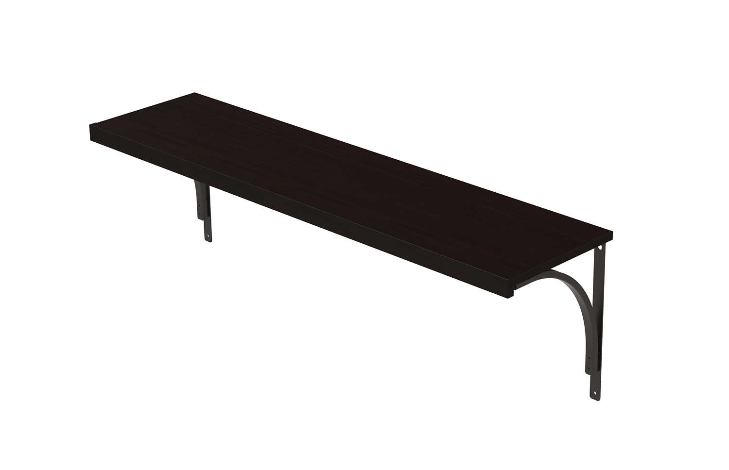 48 In. x 12 In. Solid Wood Shelf | Home by AMES