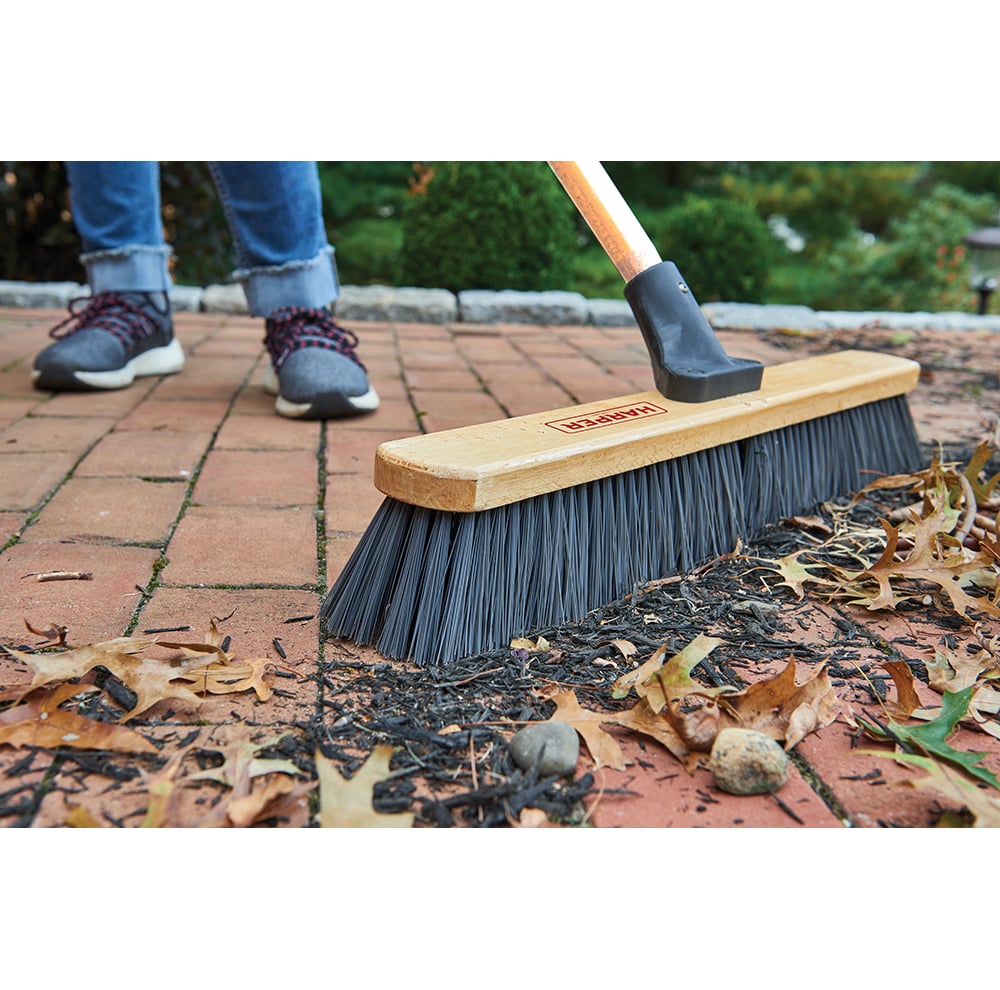 24 IN Wet and Dry Clean-Up Push Broom With Unbreakable Connector | Home ...