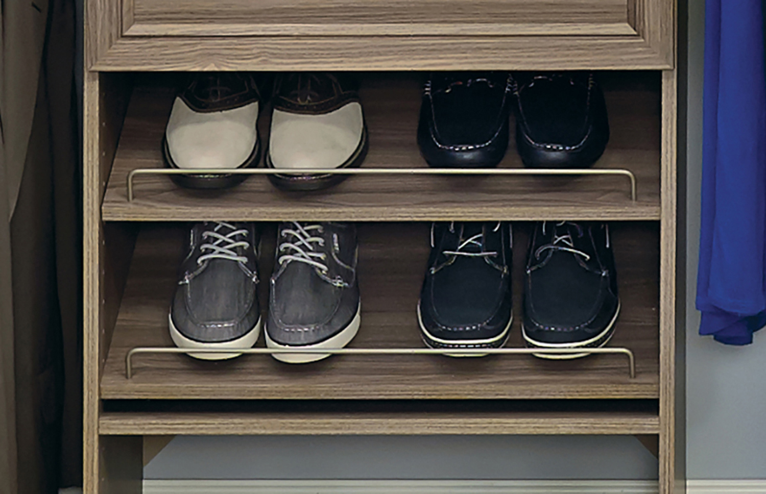 SuiteSymphony 25 In. Angled Shoe Shelves | Home by AMES