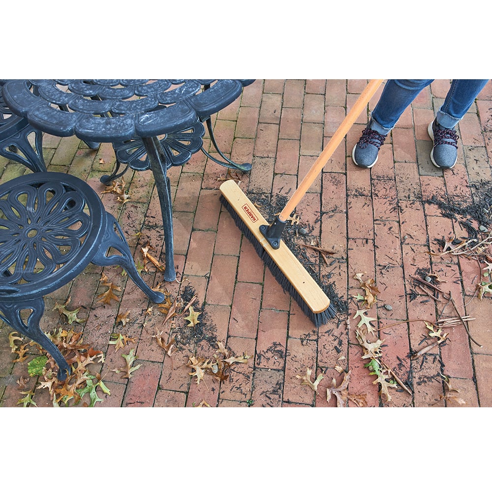 24 IN Wet and Dry Clean-Up Push Broom With Unbreakable Connector | Home ...