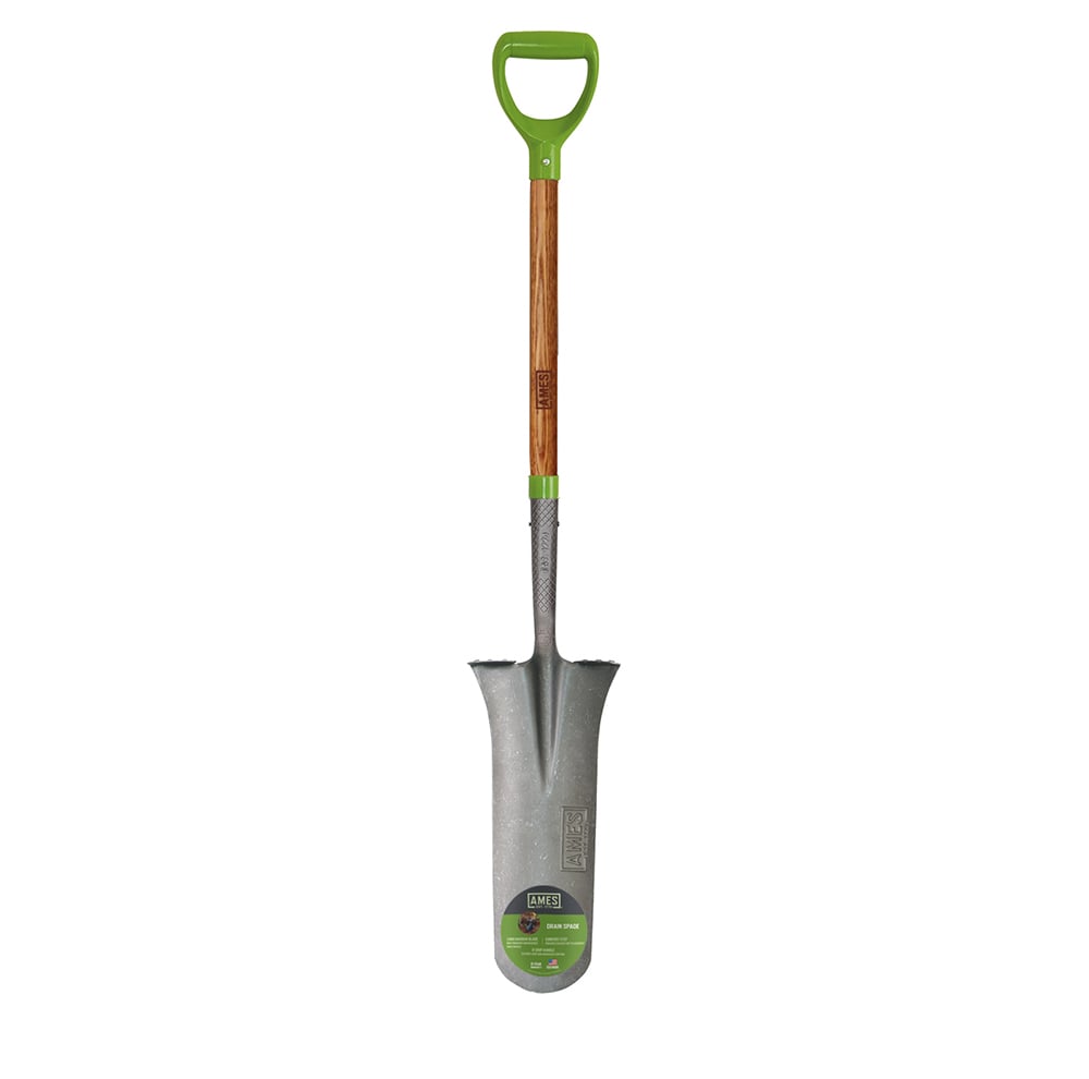 D-Grip, Wood Handle 16 IN. Drain Spade | Home by AMES