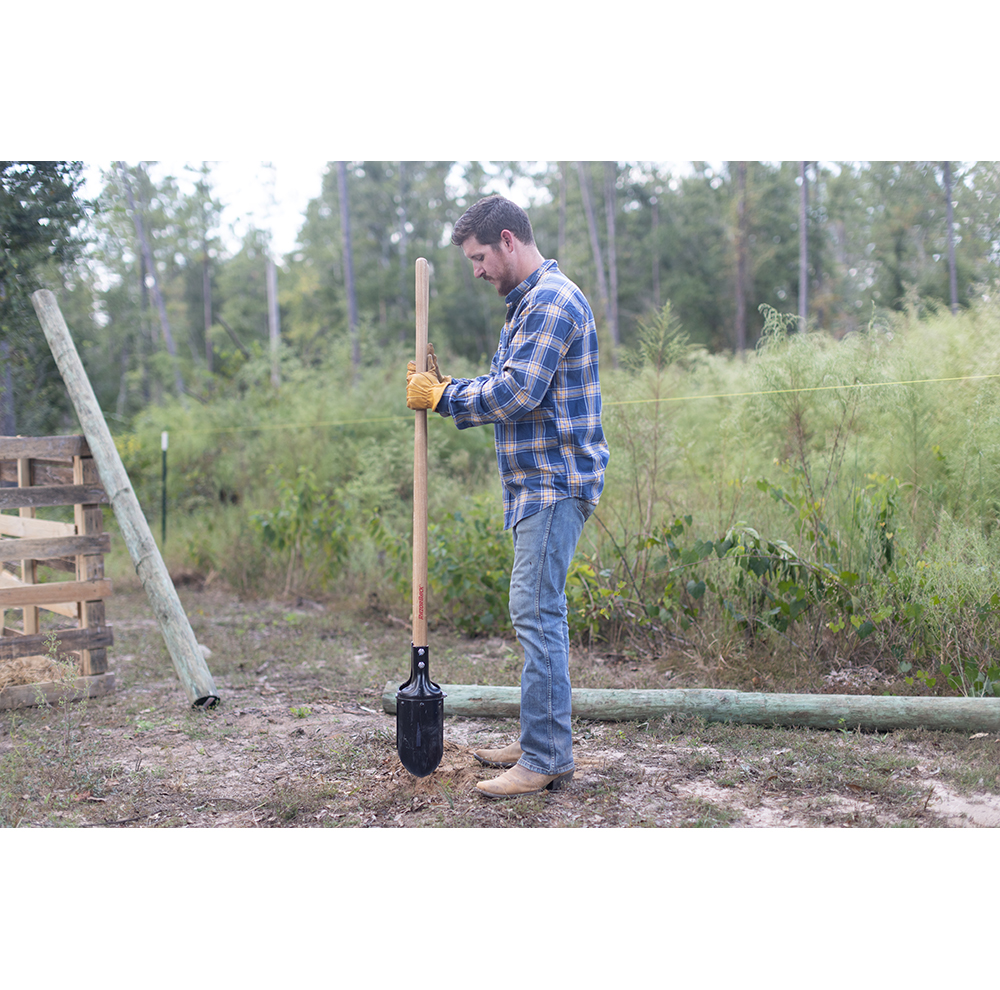 Hercules Pattern Post Hole Digger, with Wood Handles | Home by AMES