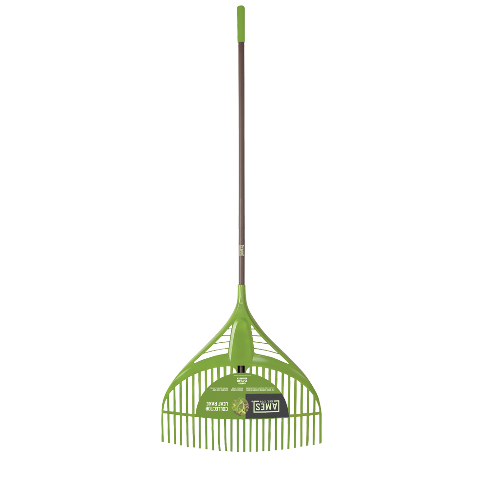 Steel Handle 26 in. Poly Leaf Rake | Home by AMES