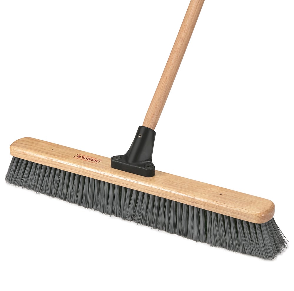 24 IN Wet and Dry Clean-Up Push Broom With Unbreakable Connector | Home ...
