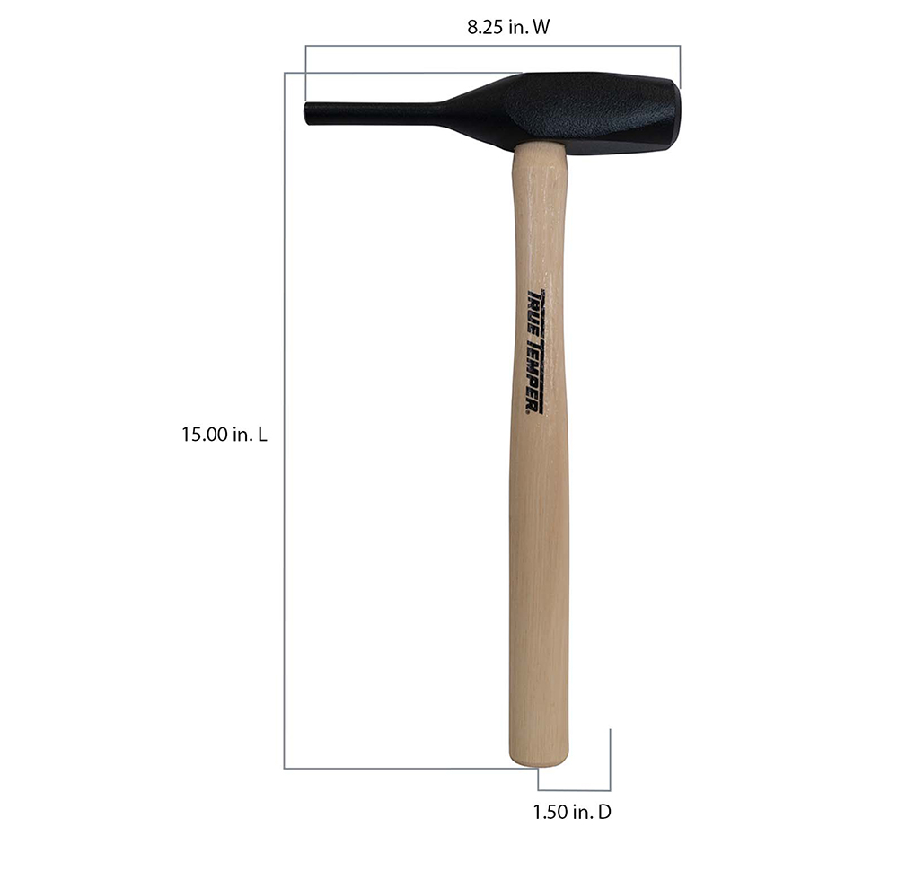 TOUGHSTRIKE Back-Out Punch, 1/2" Diameter, Hickory Handle | Home by AMES