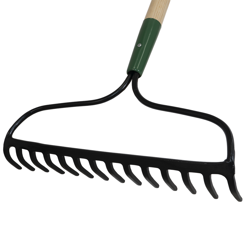Long Wood Handle Garden Rake | Home by AMES